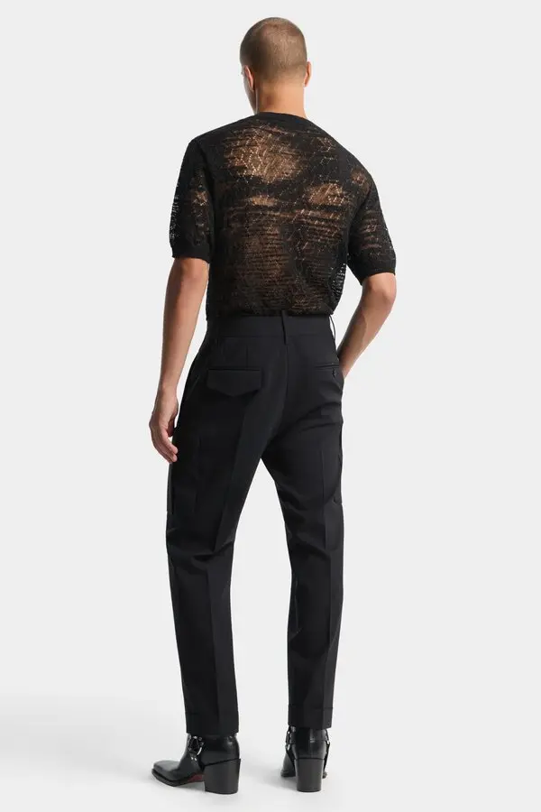 Dsquared2 Tropical Wool Straight Cargo Pants