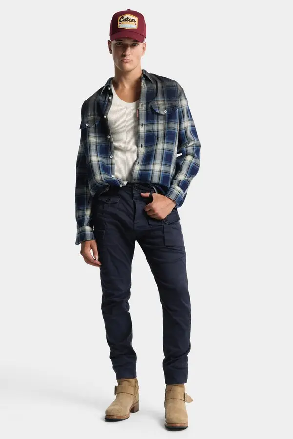 Dsquared2 Sexy Cargo Pant - Blue