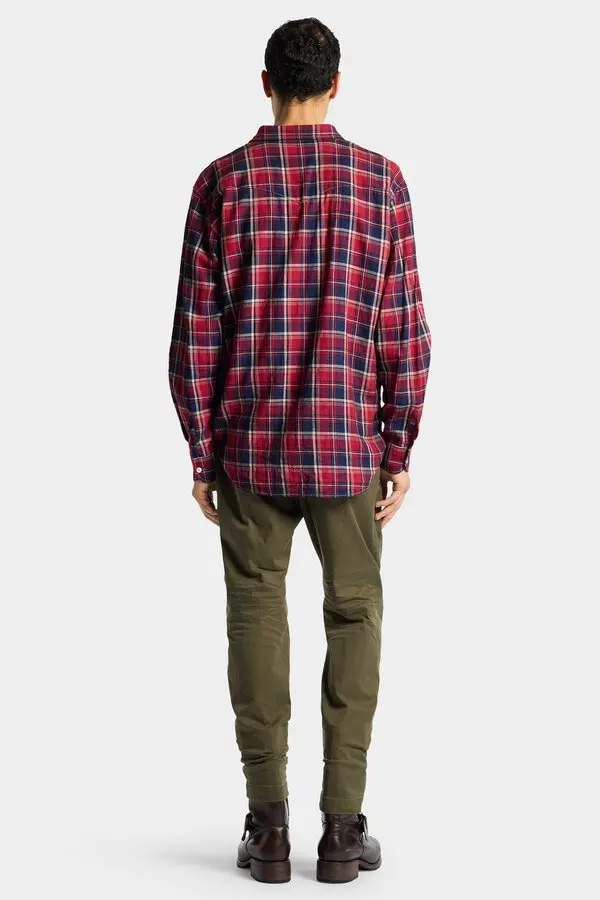 Dsquared2 Stretch Cotton Twill Barrel-leg Chinos - Yellow