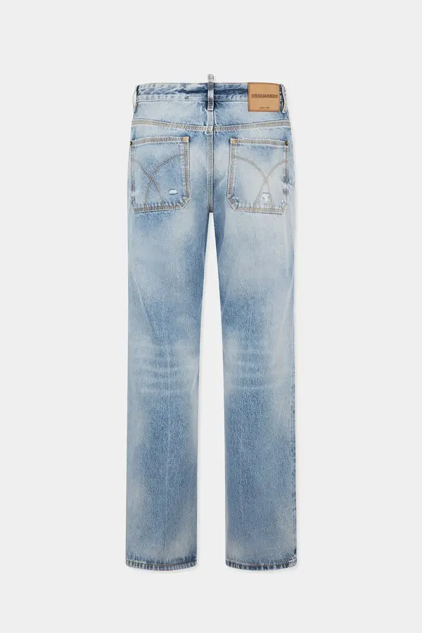Dsquared2 Light Wash 70's Inspired Denim Pants
