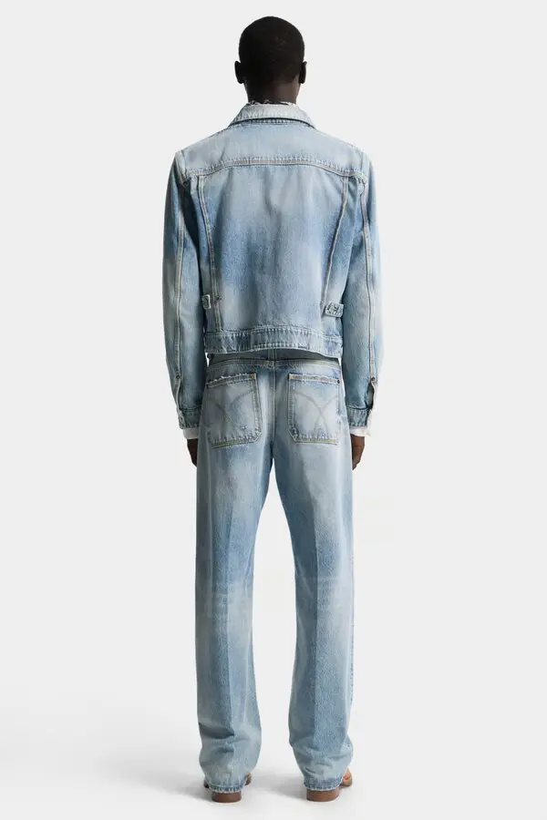 Dsquared2 Light Wash 70's Inspired Denim Pants