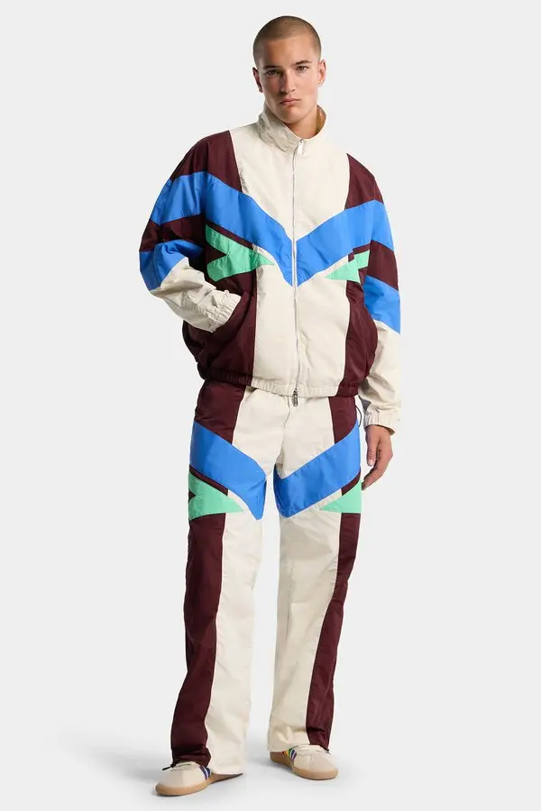 Dsquared2 Color Block Tracksuit Loose Pants