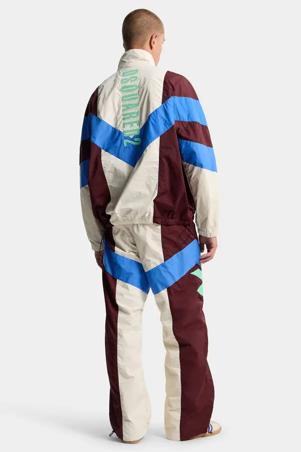 Dsquared2 Color Block Tracksuit Loose Pants