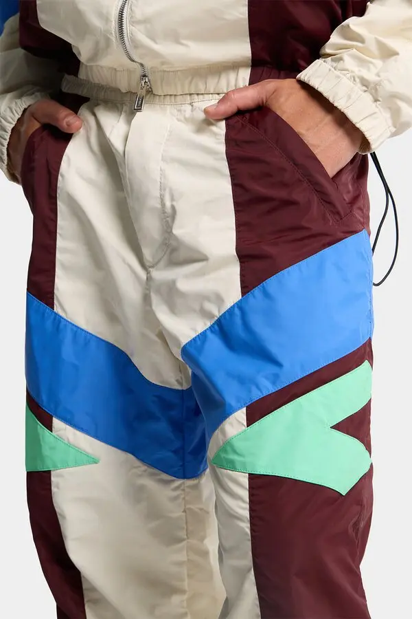 Dsquared2 Color Block Tracksuit Loose Pants