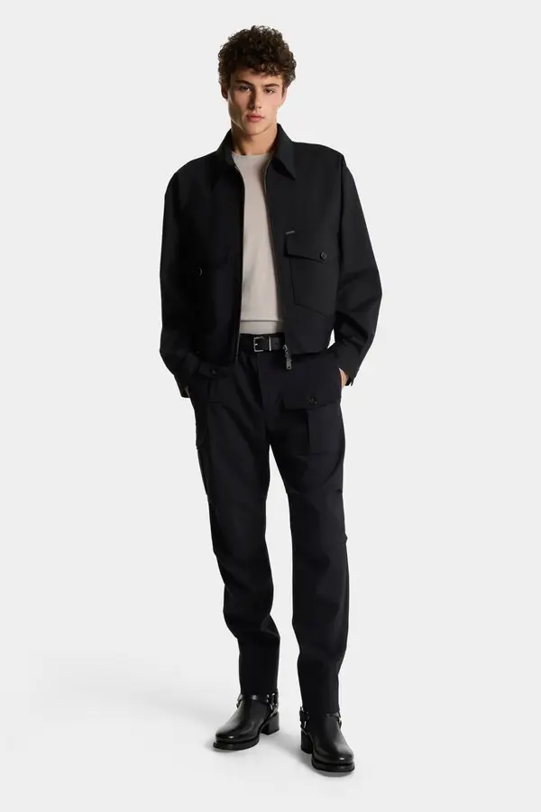 Dsquared2 Wool Blend Cargo Pants