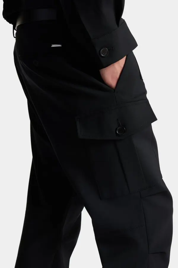 Dsquared2 Wool Blend Cargo Pants