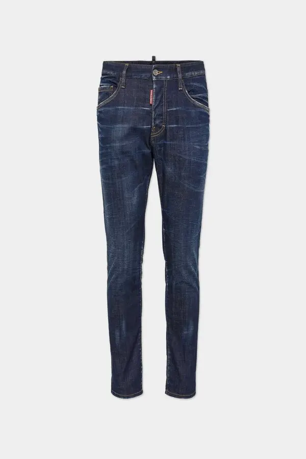 Dsquared2 Dark Wash Skater Jeans - Blue