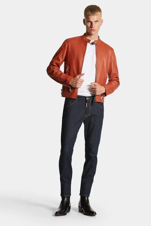 Dsquared2 Dark Rinse Wash Skater Jeans