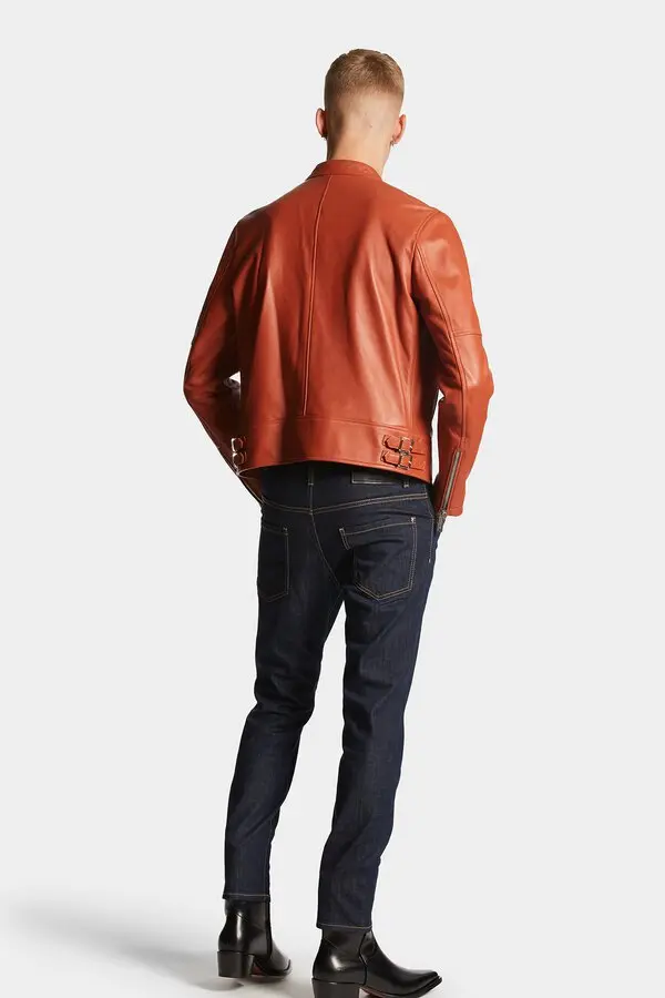Dsquared2 Dark Rinse Wash Skater Jeans