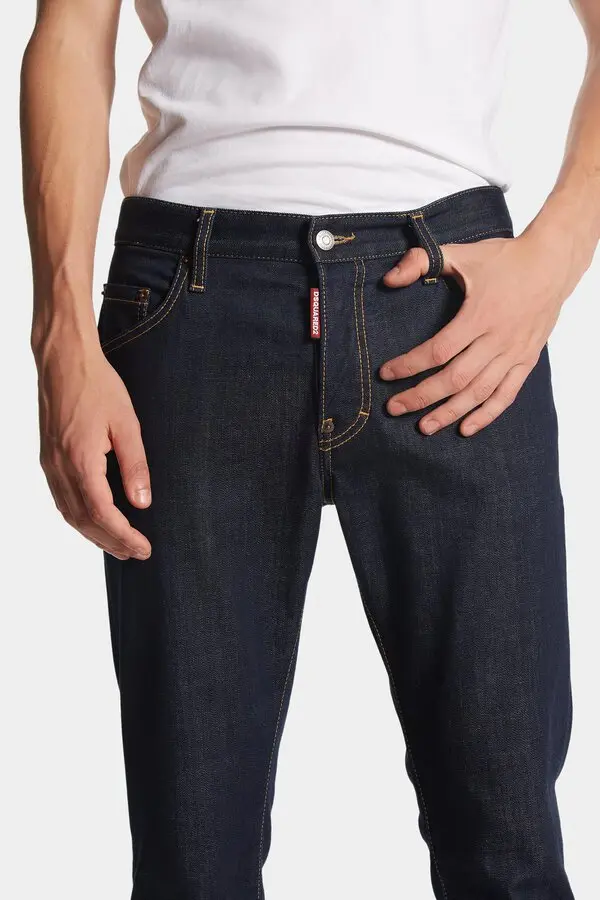 Dsquared2 Dark Rinse Wash Skater Jeans