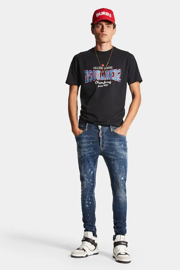 Dsquared2 Dark Moldy Wash Super Twinky Jeans