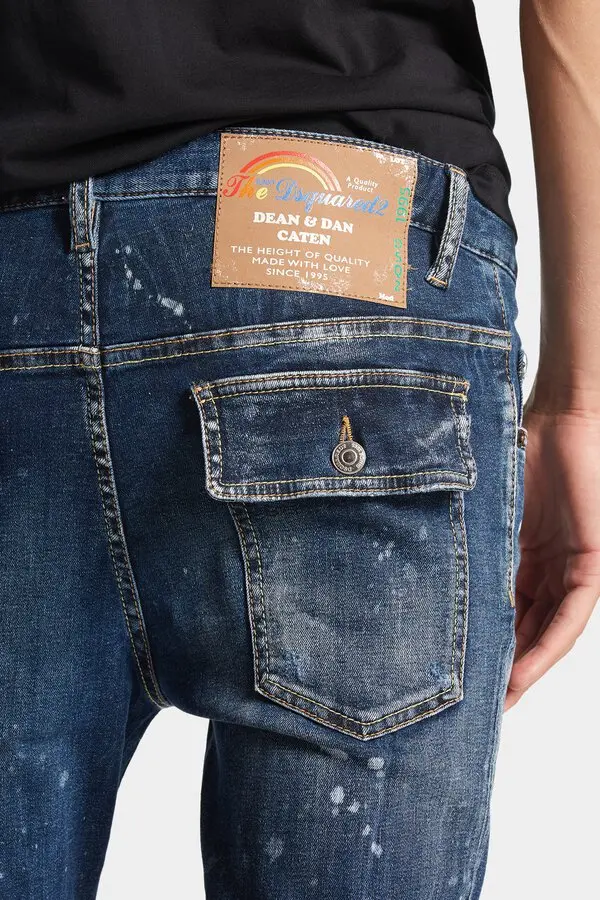 Dsquared2 Dark Moldy Wash Super Twinky Jeans