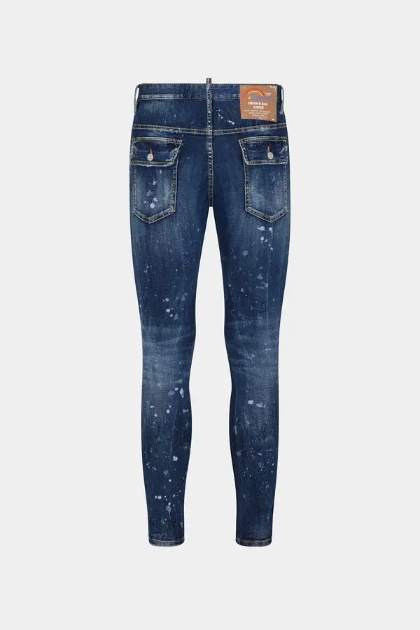 Dsquared2 Skinny Fit Jeans With Distressed Details - Blue