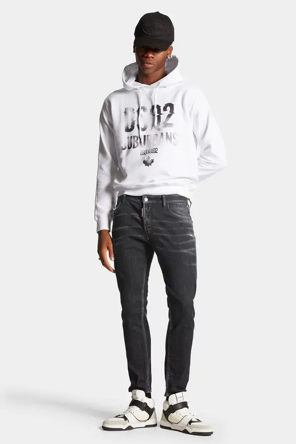 Dsquared2 Clean Wash Skater Jeans - Black