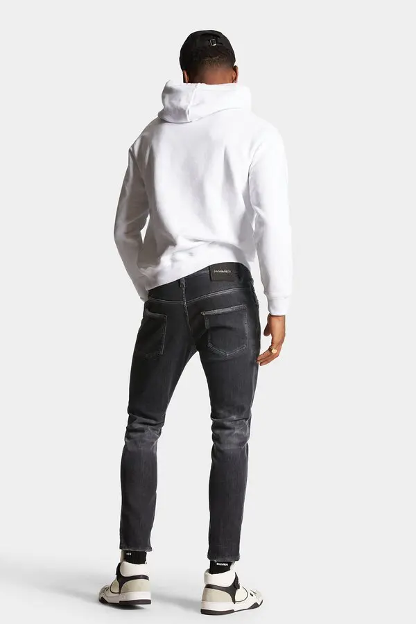 Dsquared2 Clean Wash Skater Jeans - Black