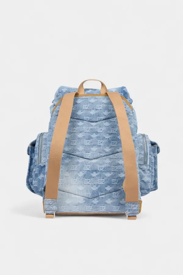 Dsquared2 Monogram Denim Backpack