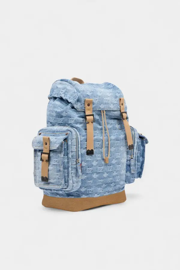 Dsquared2 Monogram Denim Backpack