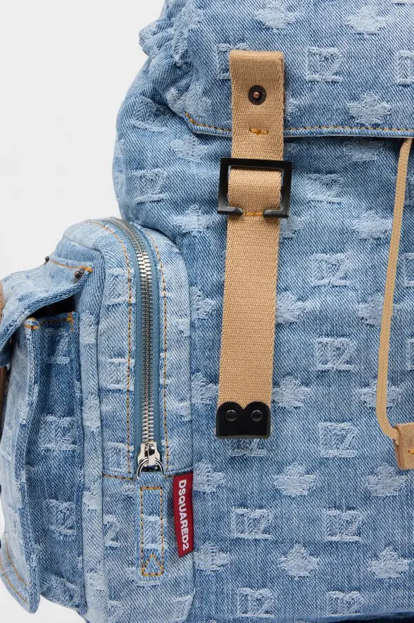 Dsquared2 Monogram Denim Backpack