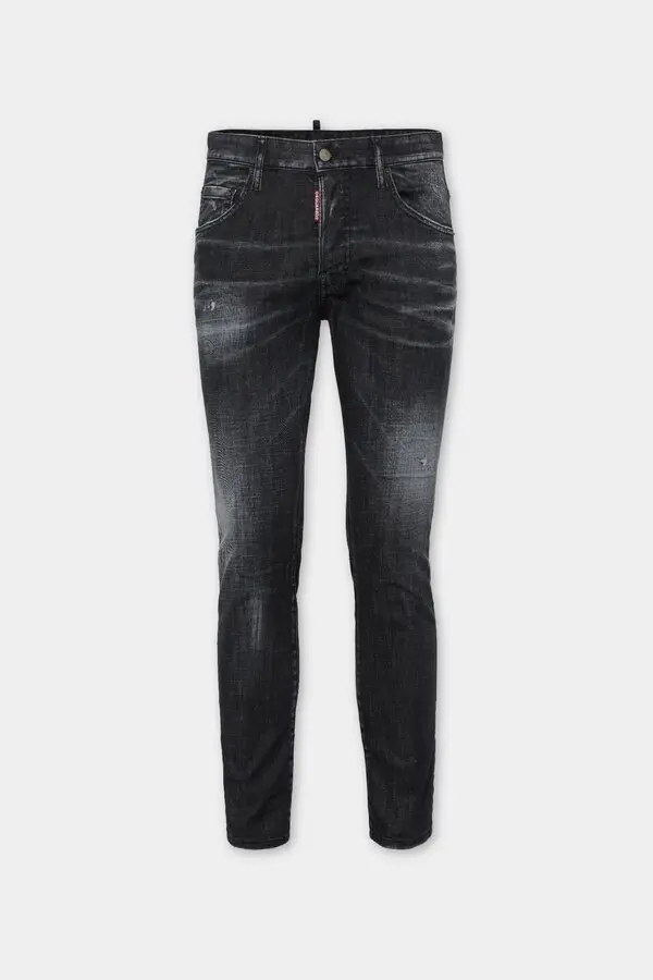 Dsquared2 Easy Wash Skater Jeans - Black