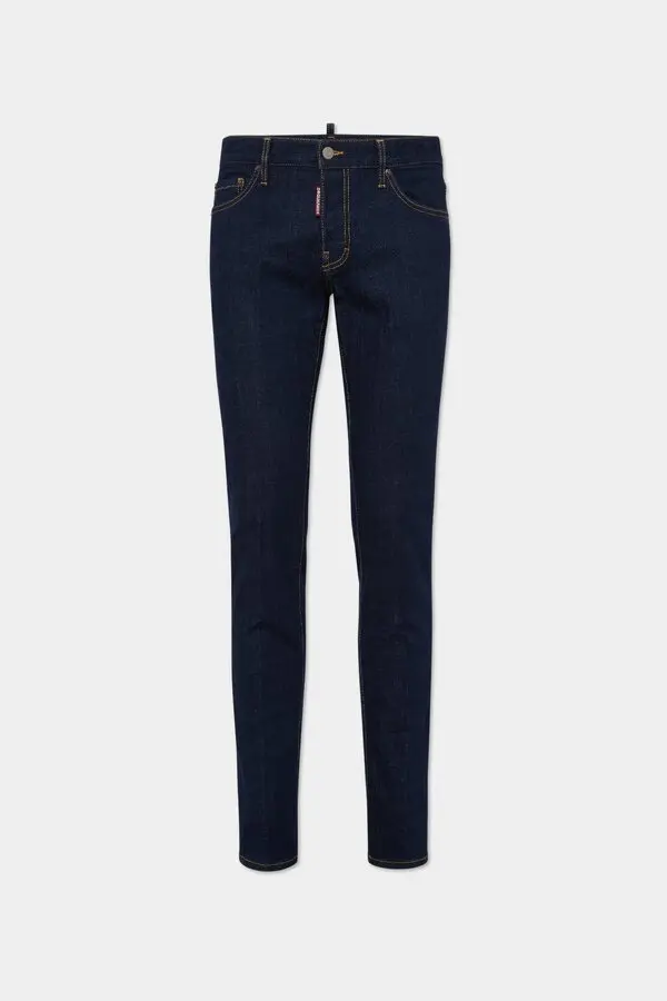 Dsquared2 Dark Rinse Wash Slim Jeans - Blue