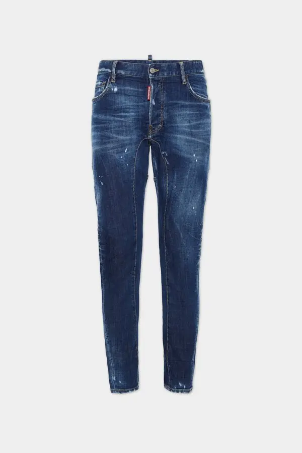 Dsquared2 Dark Perfect Clean Wash Tidy Biker Jeans
