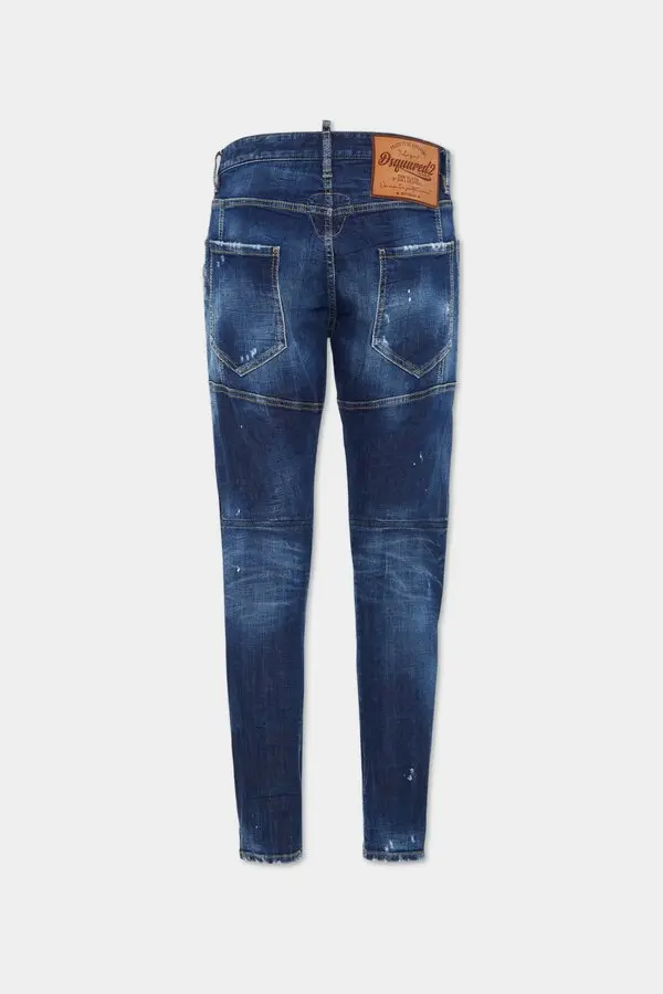Dsquared2 Dark Perfect Clean Wash Tidy Biker Jeans
