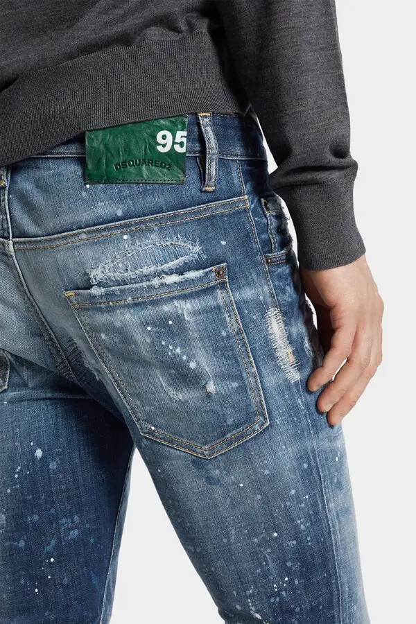 Dsquared2 Medium Galaxy Wash Supertwinky Jeans - Blue