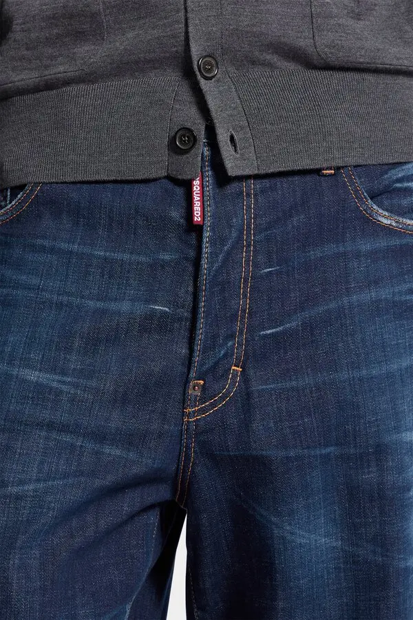 Dsquared2 Dark Clean Wash Loose Jeans