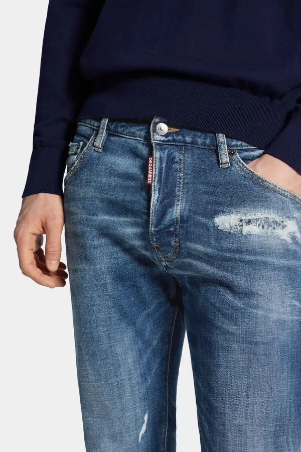 Dsquared2 Medium Wash Cool Guy Jeans - Blue