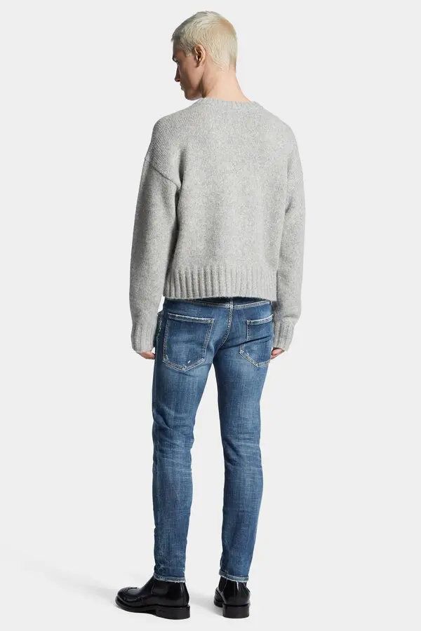 Dsquared2 Medium Wash Skater Jeans - Blue