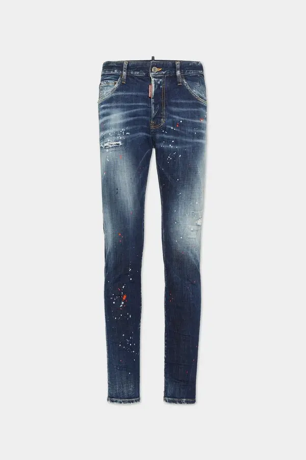 Dsquared2 Medium Red Spots Wash Cool Guy Jeans