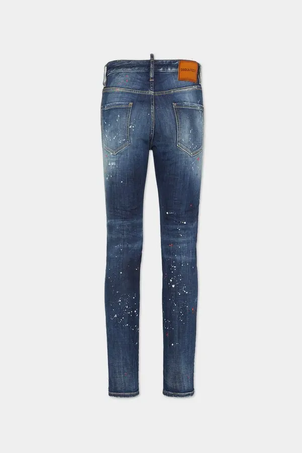 Dsquared2 Medium Red Spots Wash Cool Guy Jeans