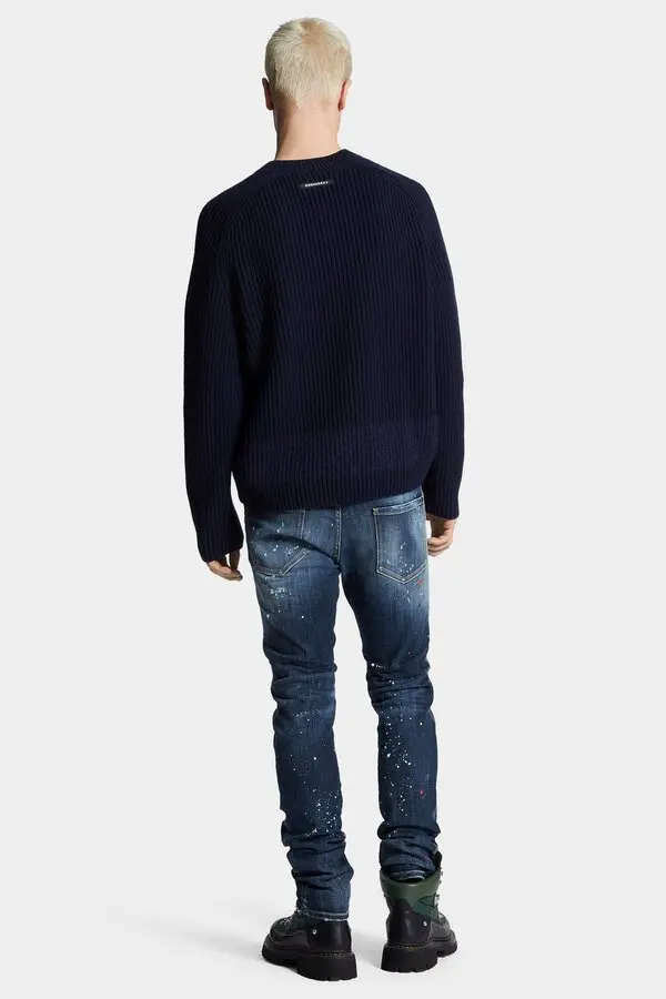 Dsquared2 Medium Red Spots Wash Cool Guy Jeans