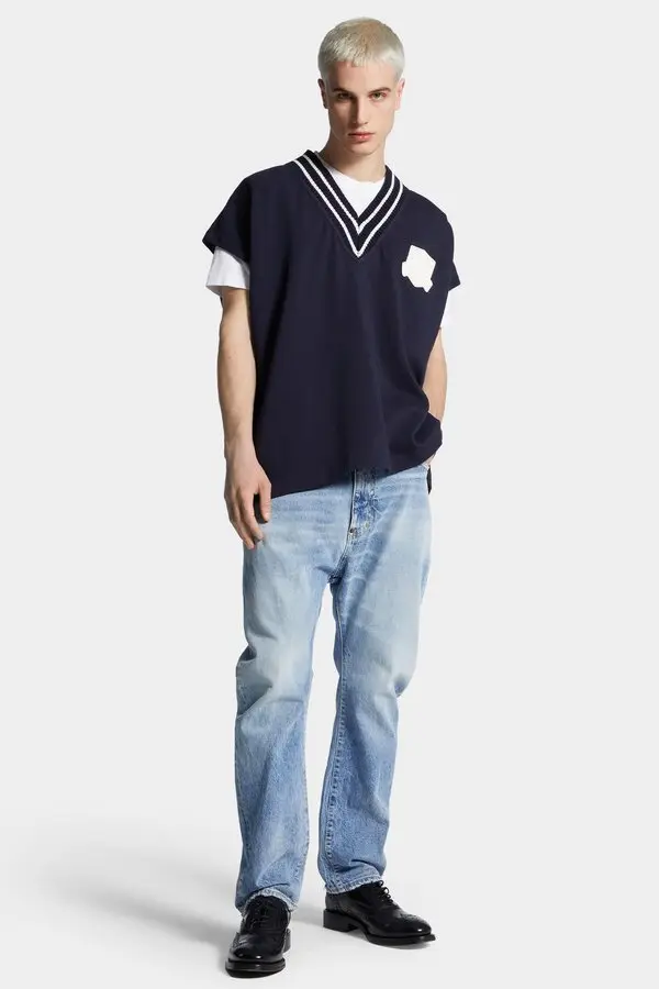 Dsquared2 Light Wash London Bro Jeans