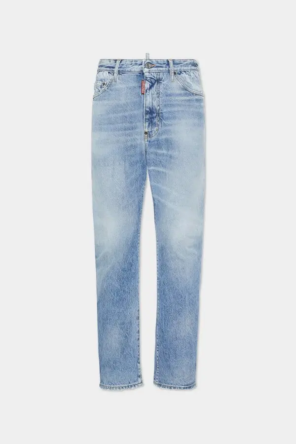Dsquared2 Light Wash London Bro Jeans - Blue
