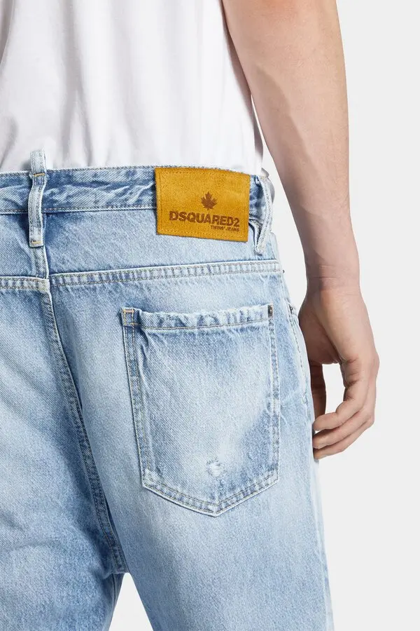 Dsquared2 Light Wash London Bro Jeans