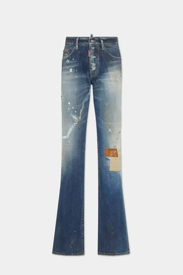 Dsquared2 Medium Sand Wash The American Jean - Blue