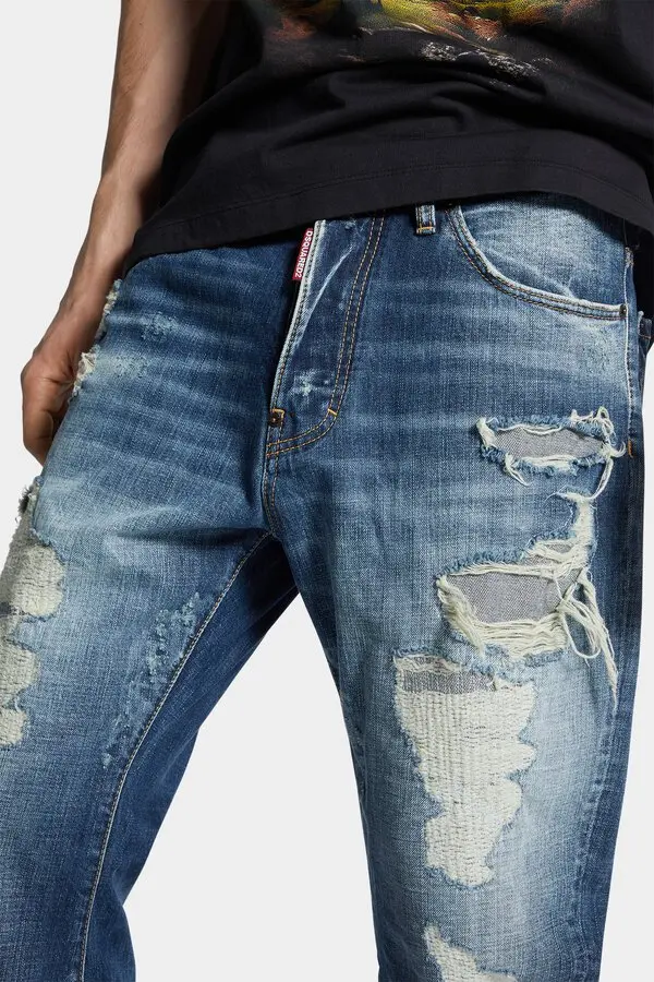Dsquared2 Medium Fraded Wash Bro Jeans