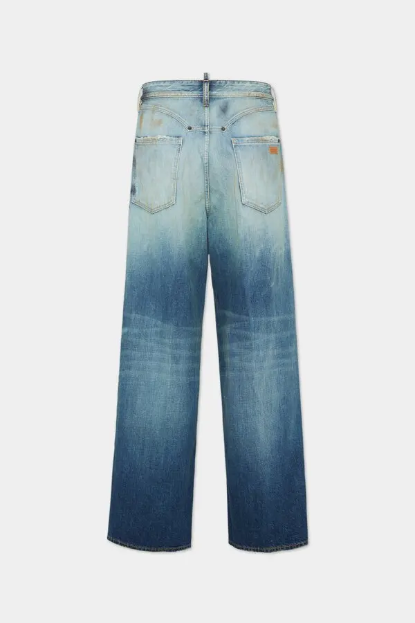 Dsquared2 Medium Rusty Wash Loose Jeans