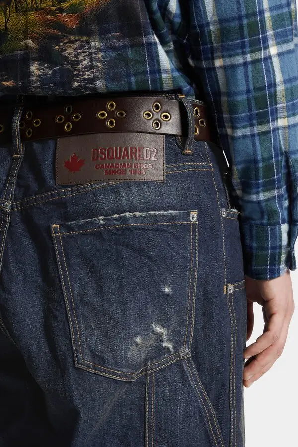 Dsquared2 Dark Dust Wash Loose Carpenter Jeans