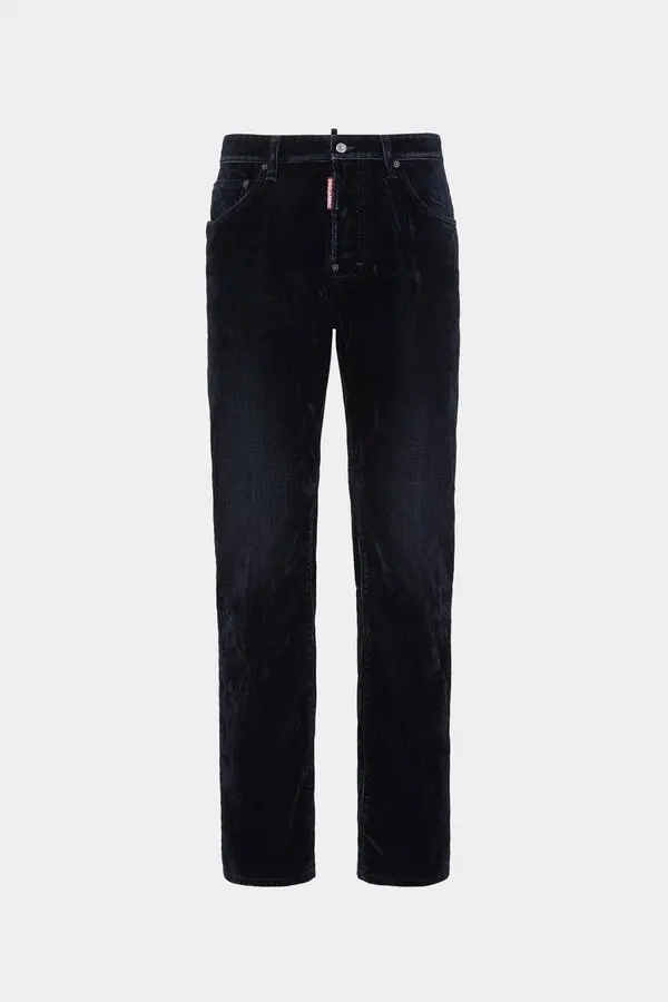 Dsquared2 Flocked Corduroy Jeans - Blue