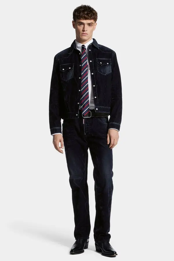 Dsquared2 Flocked Corduroy Jeans