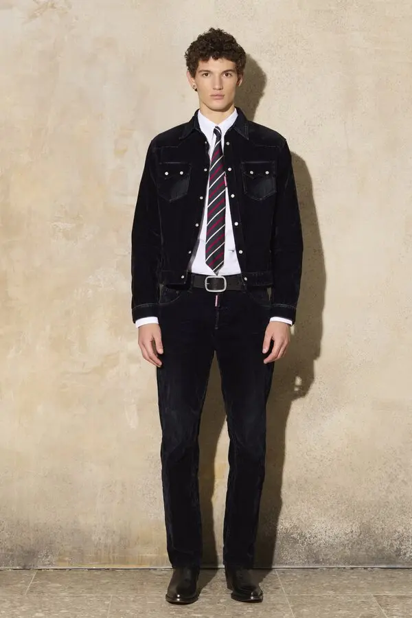 Dsquared2 Flocked Corduroy Jeans