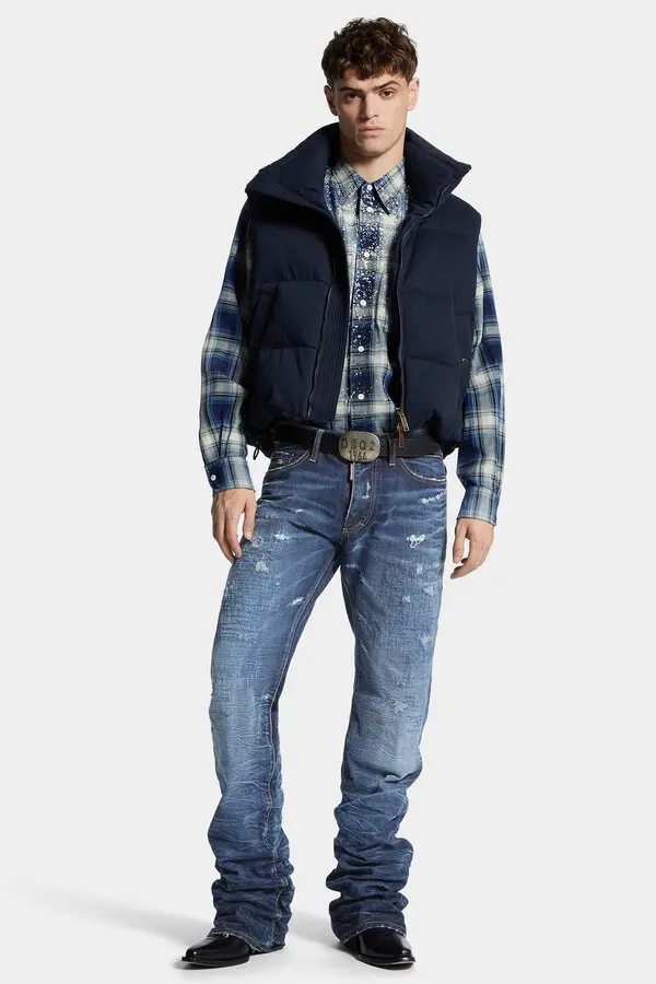 Dsquared2 Dark Scratch Wash American Jean