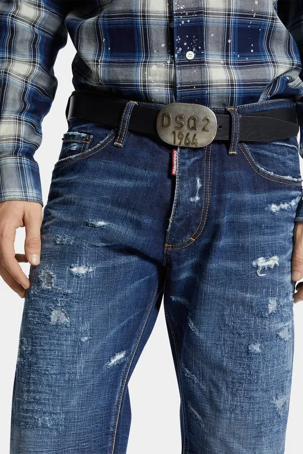 Dsquared2 Dark Scratch Wash American Jean
