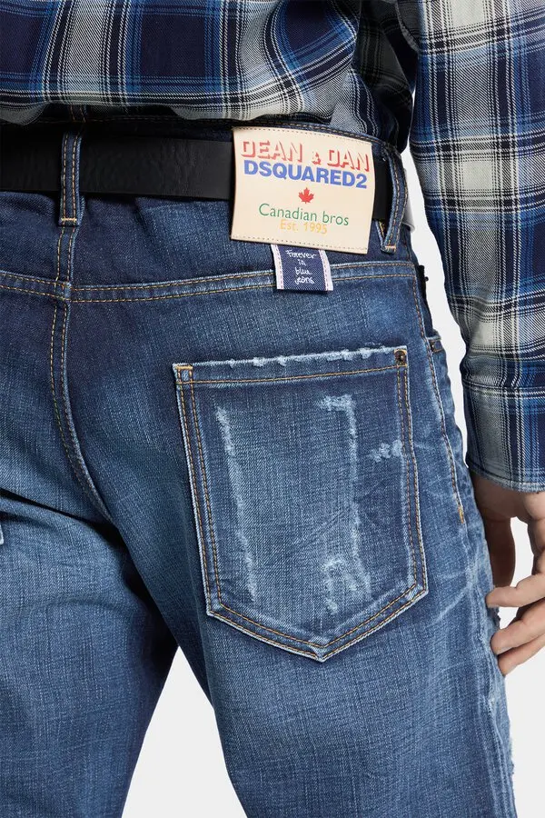 Dsquared2 Dark Scratch Wash American Jean