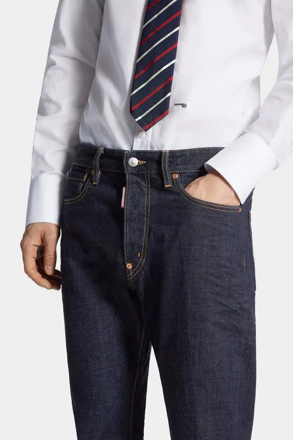 Dsquared2 Dean Jeans In Authentic Denim Wash