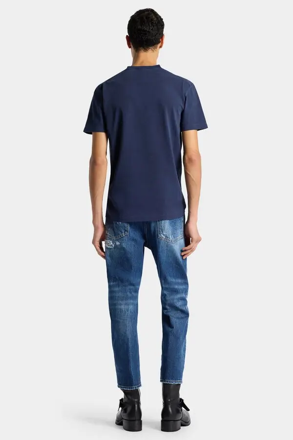 Dsquared2 Medium Wash Ripped Jeans