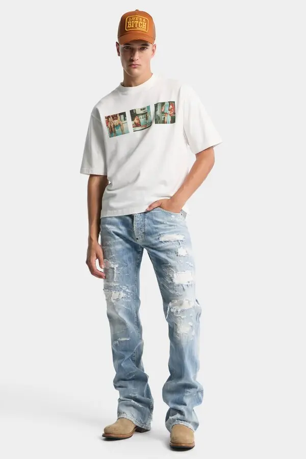 Dsquared2 Distressed Denim Jeans