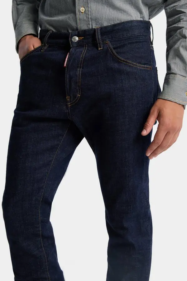 Dsquared2 Dark Rinse Wash Stretch Denim Jeans